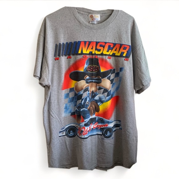 ACME | Shirts | Vintage 998 Nascar Looney Tunes Tshirt Acme Racing ...